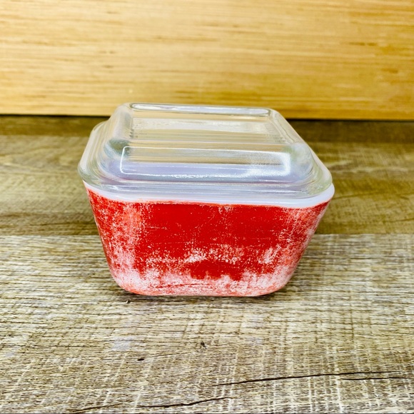 Pyrex | Kitchen | Vintage Primary Red Pyrex Refrigerator Dish 5 1 12 ...
